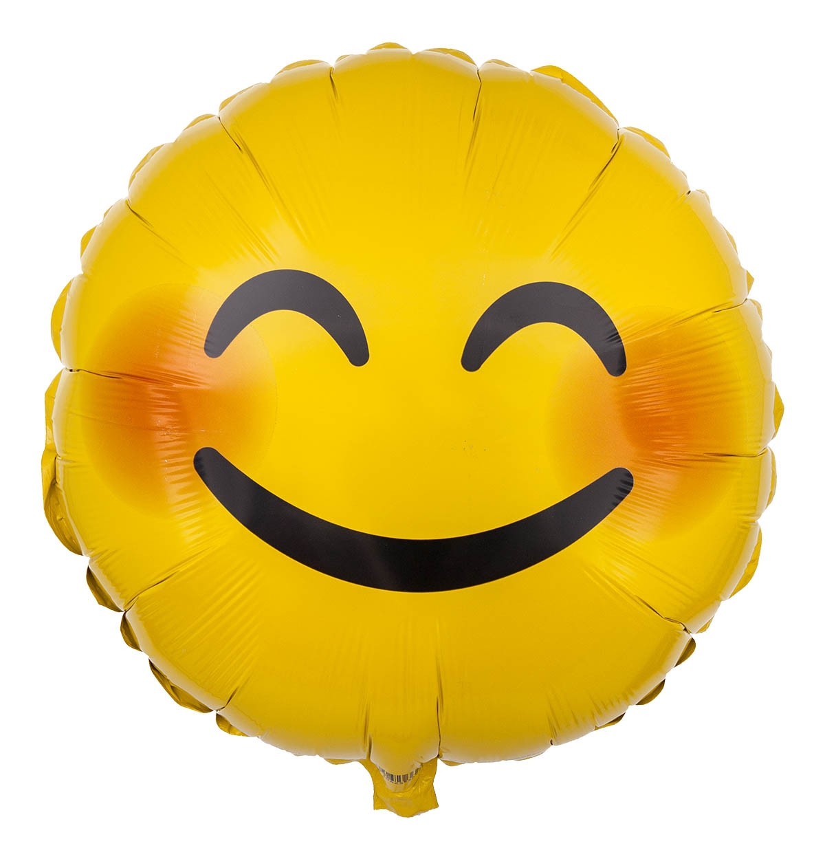 Emoji Ballon "Verlegener Smiley" | Ballongruesse.de